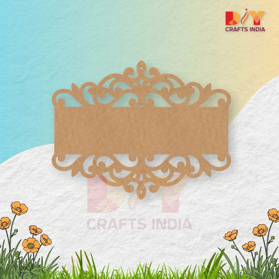 DIY Nameplate Craft Bases for Home Décor | DIY Crafts India