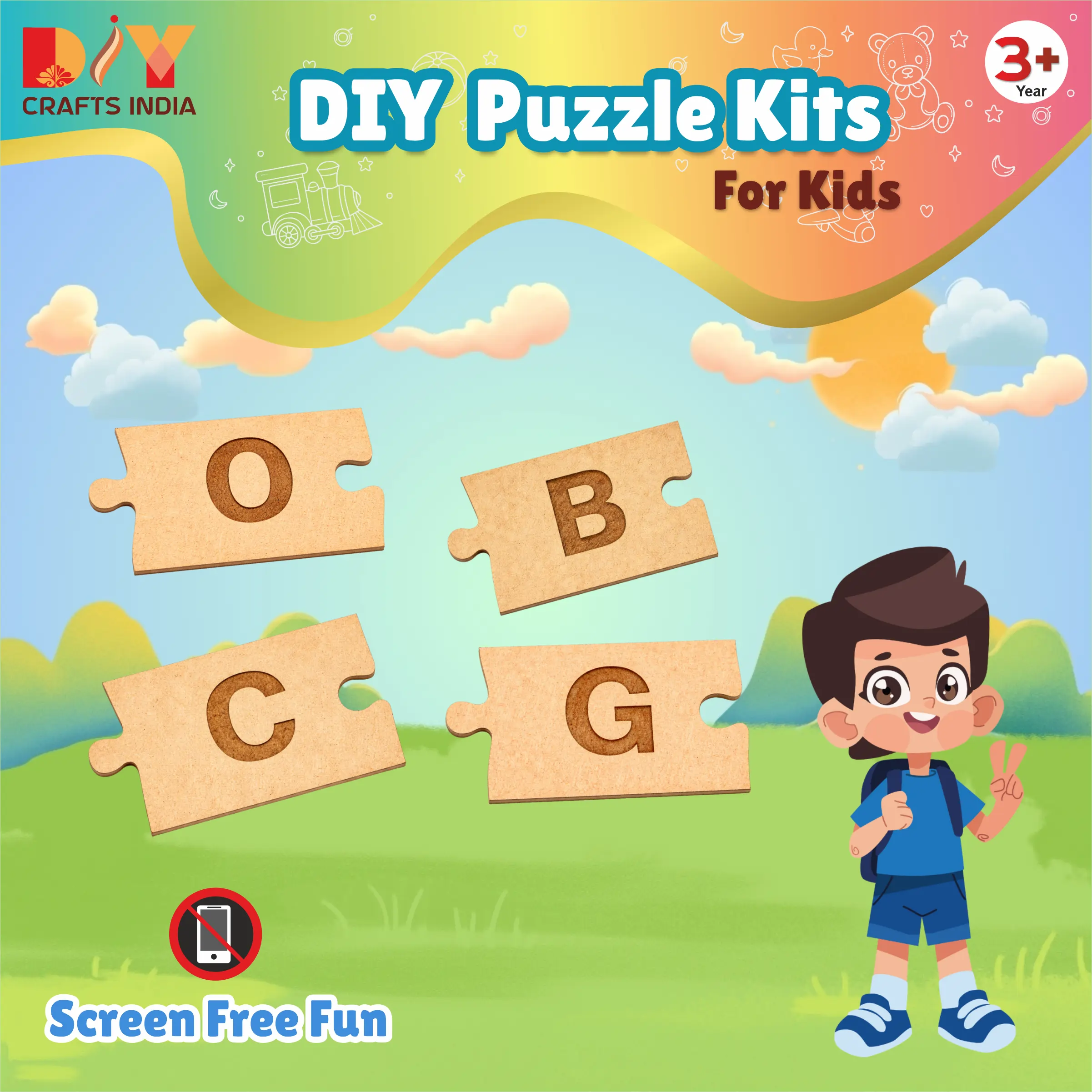 DIY Puzzles for Kids | Fun Learning Crafts – DIY Crafts India